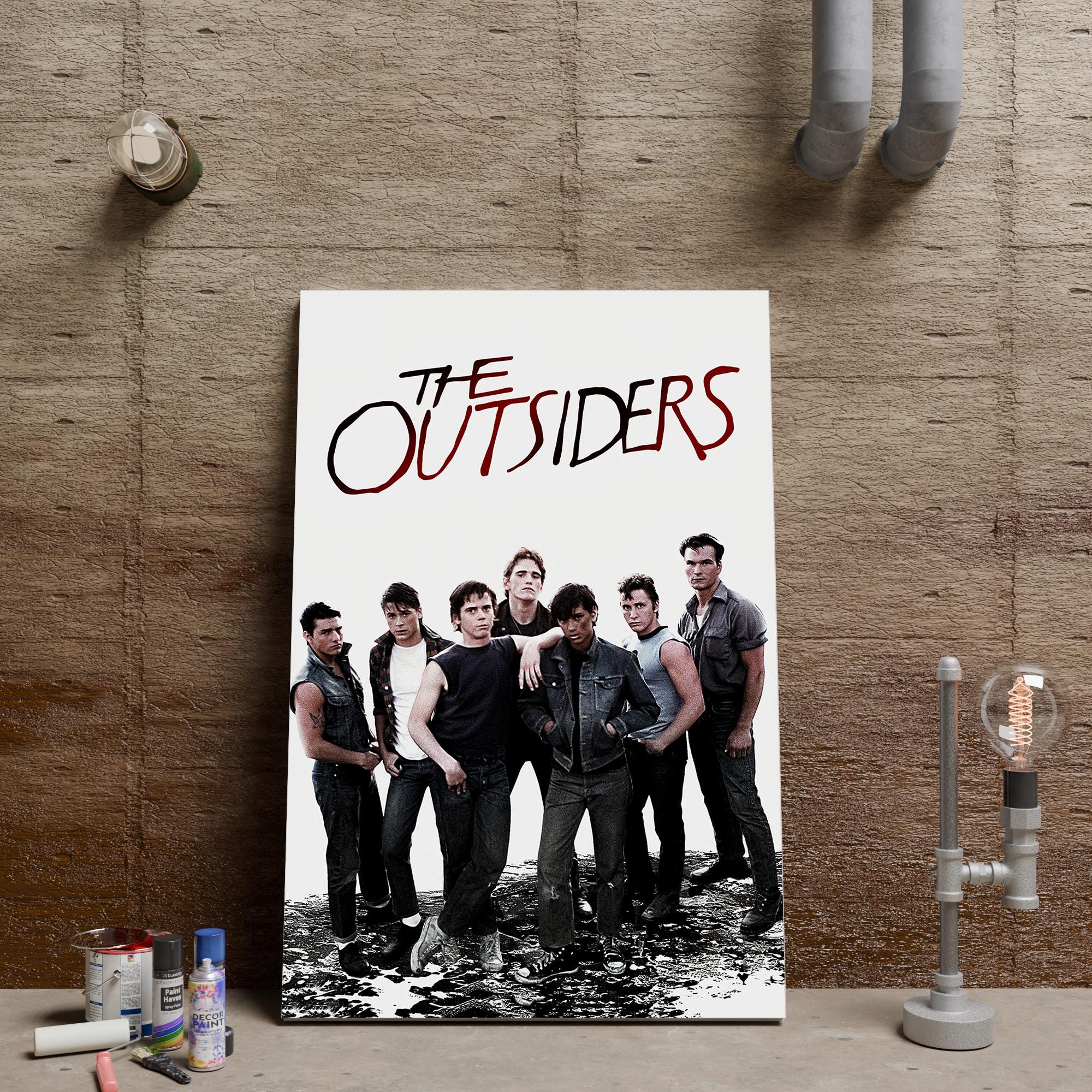 The Outsiders Poster, Tom Cruise Wall Art, Classic Movie Print, Film ...