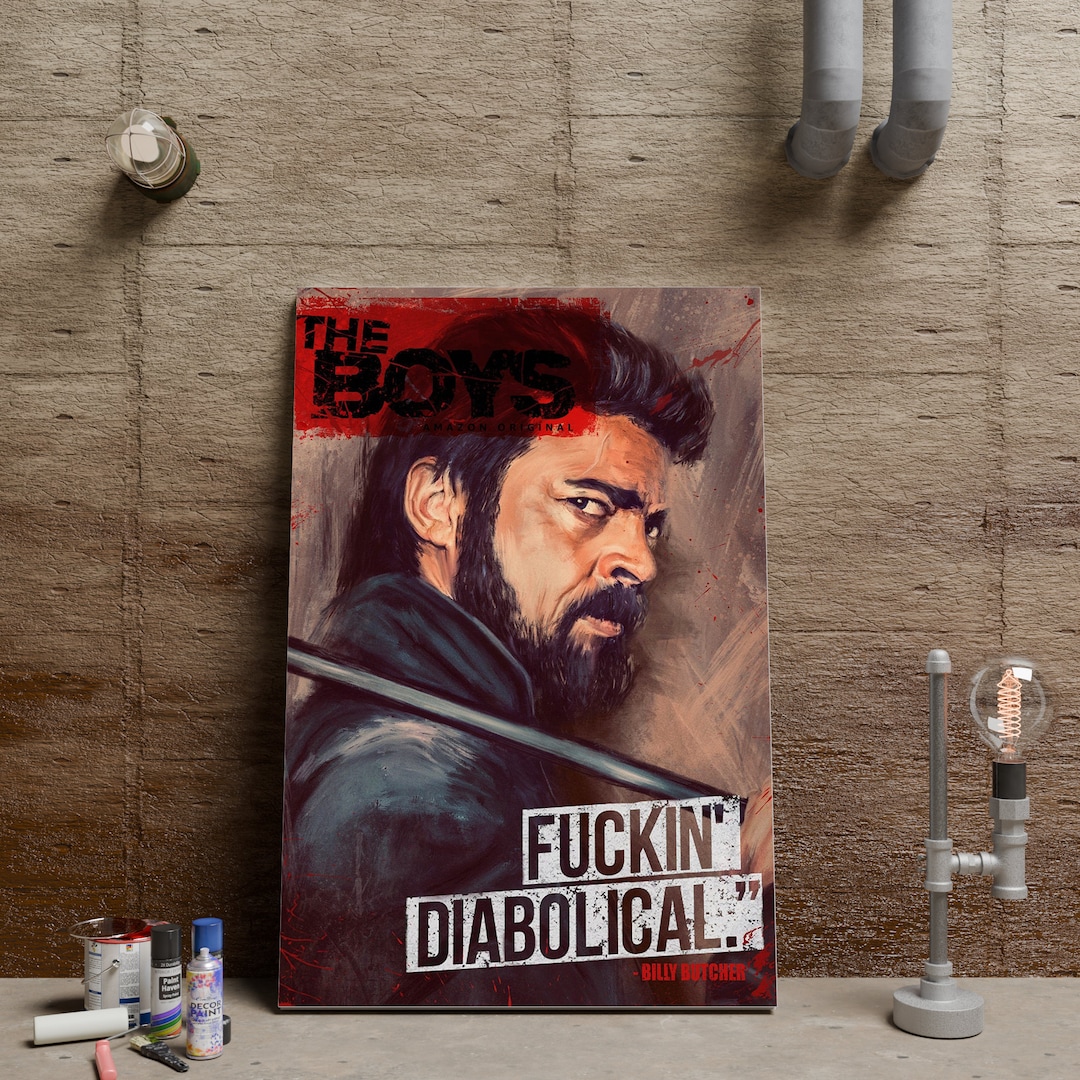 The Boys Poster, Homelander Wall Art, Tv Show Print, Room Decor, Rolled ...