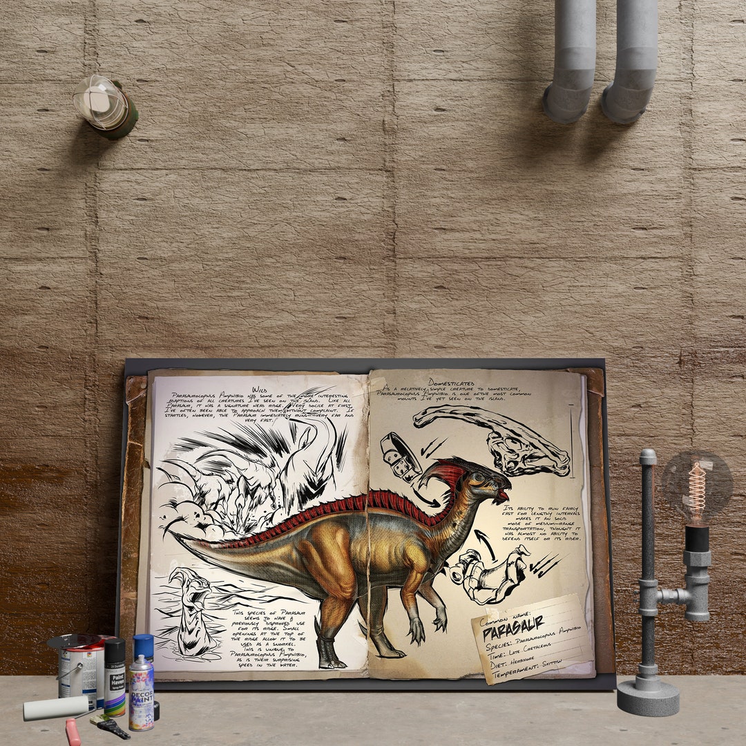 Ark Survival Evolved Poster, Dossiers Wall Art, Premium Canvas Print ...