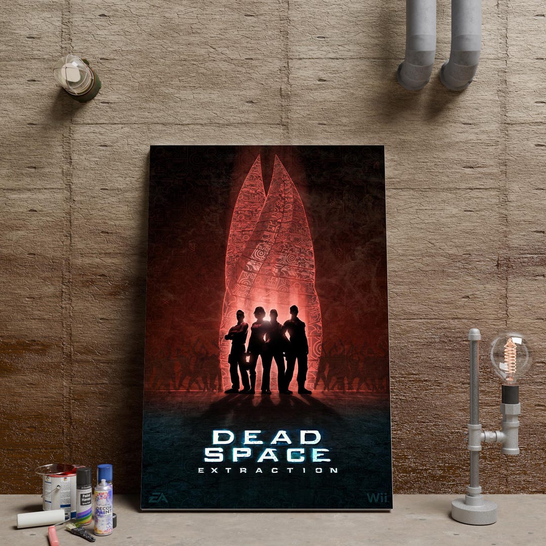 Dead Space Poster, Isaac Clarke Wall Art, Premium Canvas Print, Room ...