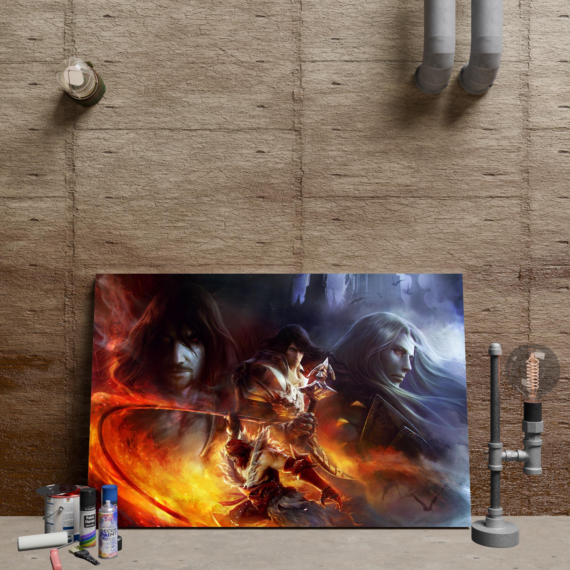 Castlevania Poster, Anime Wall Art, Premium Canvas Print, Room Decor ...
