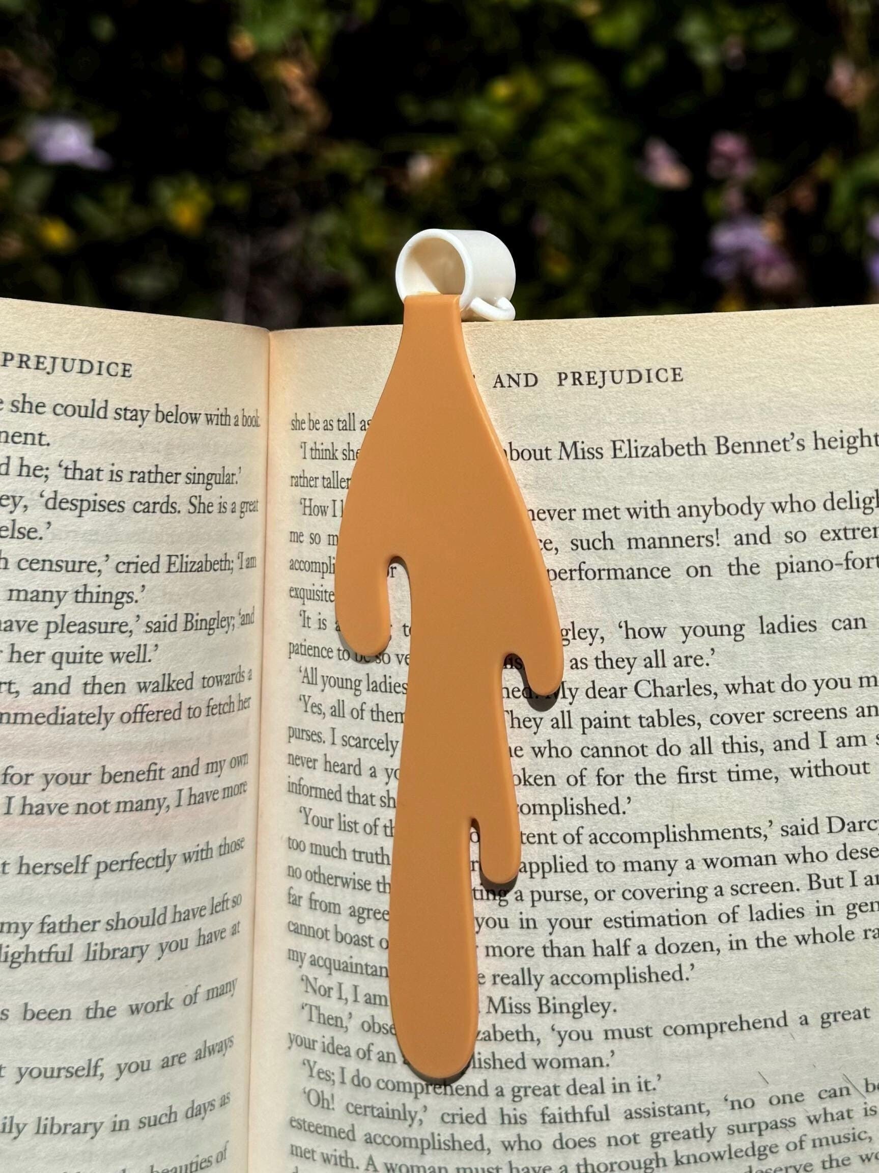Original Spilled Coffee Bookmark by @cafebonney - Etsy