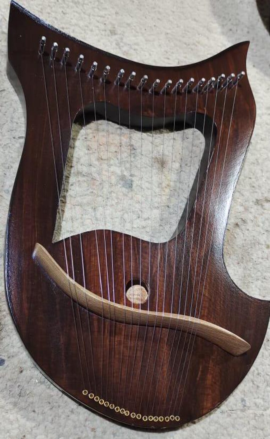 10 Strings Lyre Harp Rosewood With Bag and Extra Strings ,key - Etsy