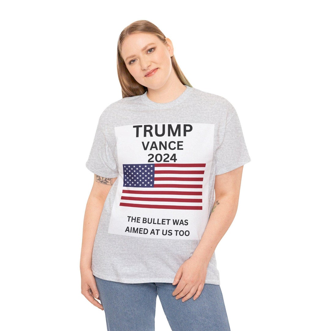 Trump Vance 2024 Shirt Bullet, JD Vance Shirt, President Donald Trump ...