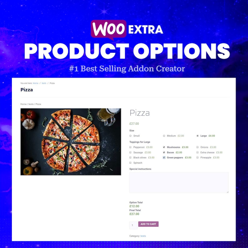 Extra Product Options & Add-ons for Woocommerce - Etsy