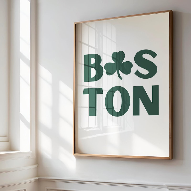 Boston Celtics Clover - Etsy
