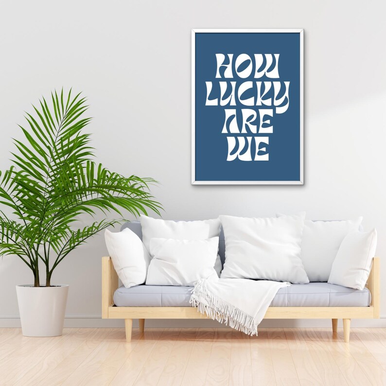 How Lucky Are We Zach Bryan Lyrics Trendy Print 28 Song Instant ...