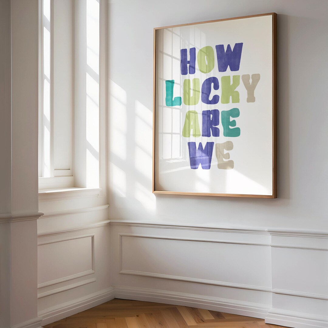 How Lucky Are We Zach Bryan Lyrics Watercolor Print 28 Song Instant ...