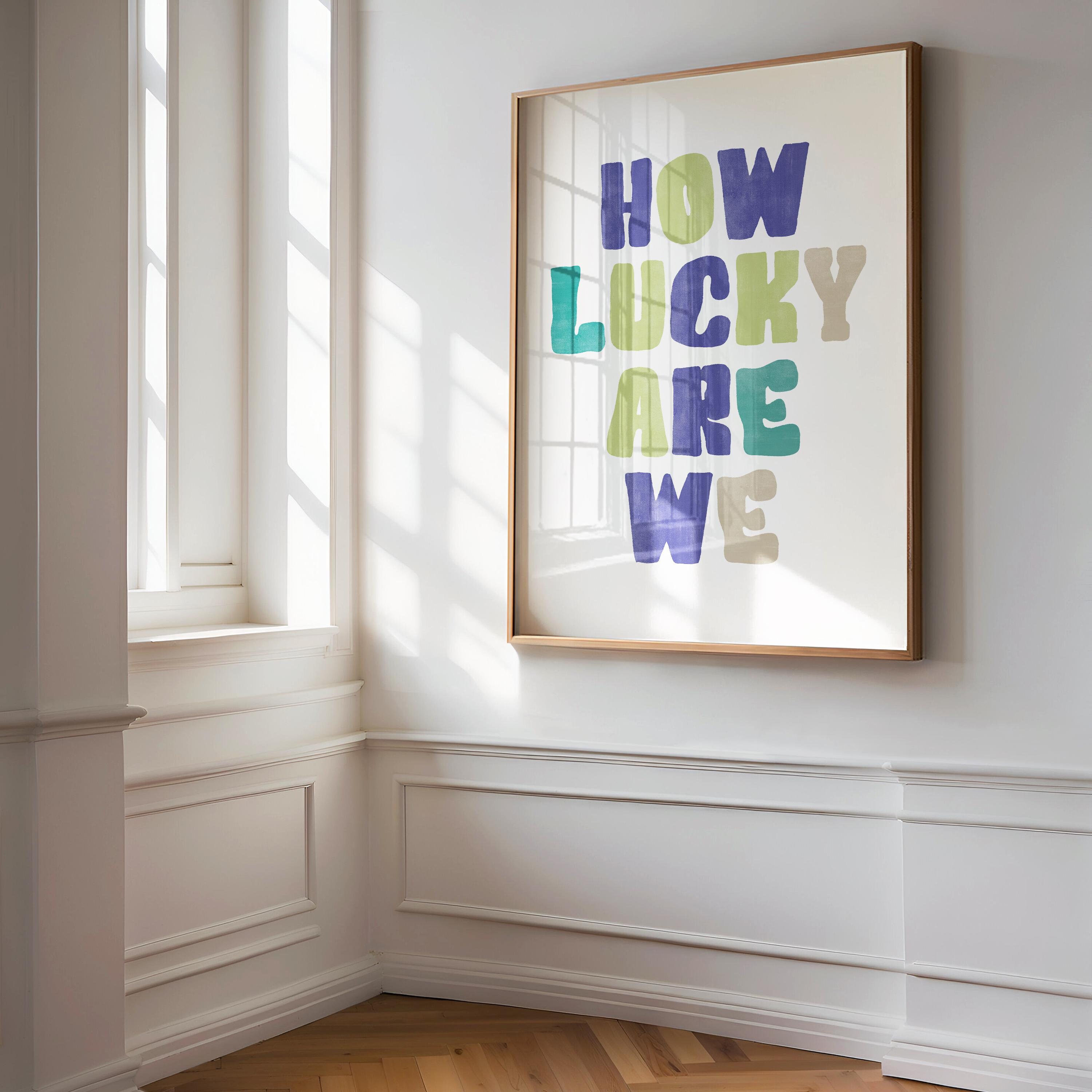 How Lucky Are We Zach Bryan Lyrics Watercolor Print 28 Song Instant ...