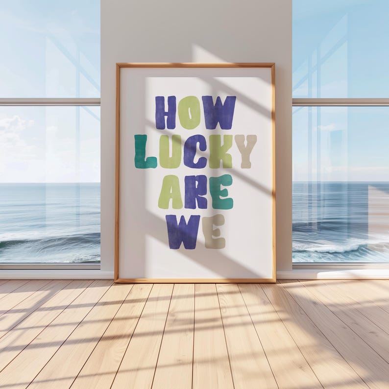 How Lucky Are We Zach Bryan Lyrics Watercolor Print 28 Song Instant ...