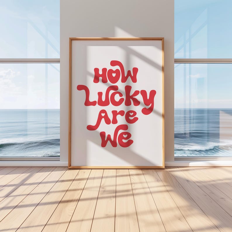 How Lucky Are We Lyrics Denim Print 28 Song Art Instant Download Art ...