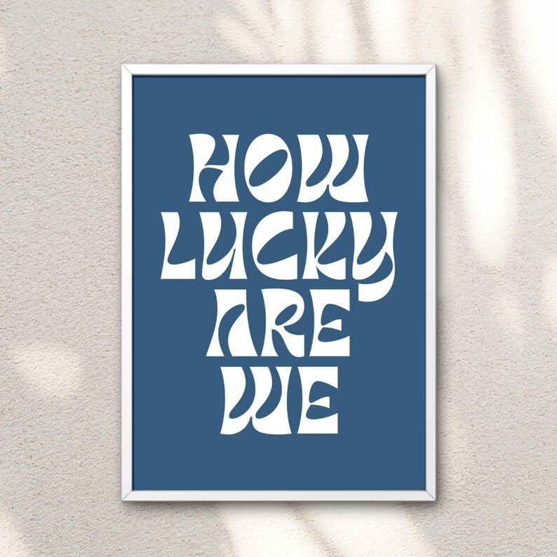 How Lucky Are We Zach Bryan Lyrics Trendy Print 28 Song Instant ...