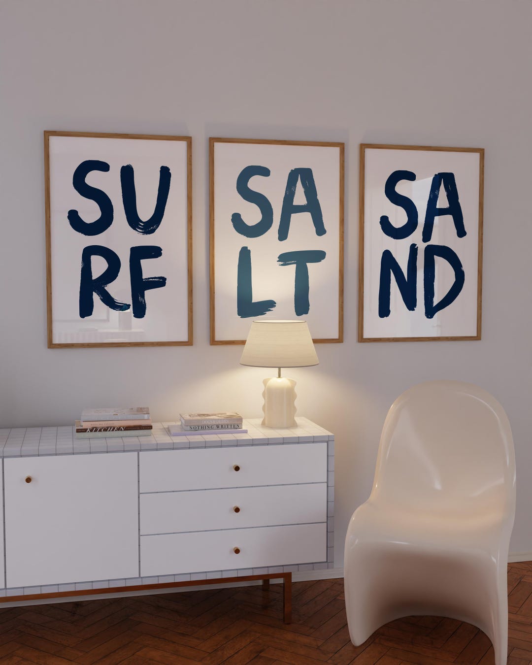 Surf Salt Sand Print Set: Coastal Wall Art (digital Download) - Etsy