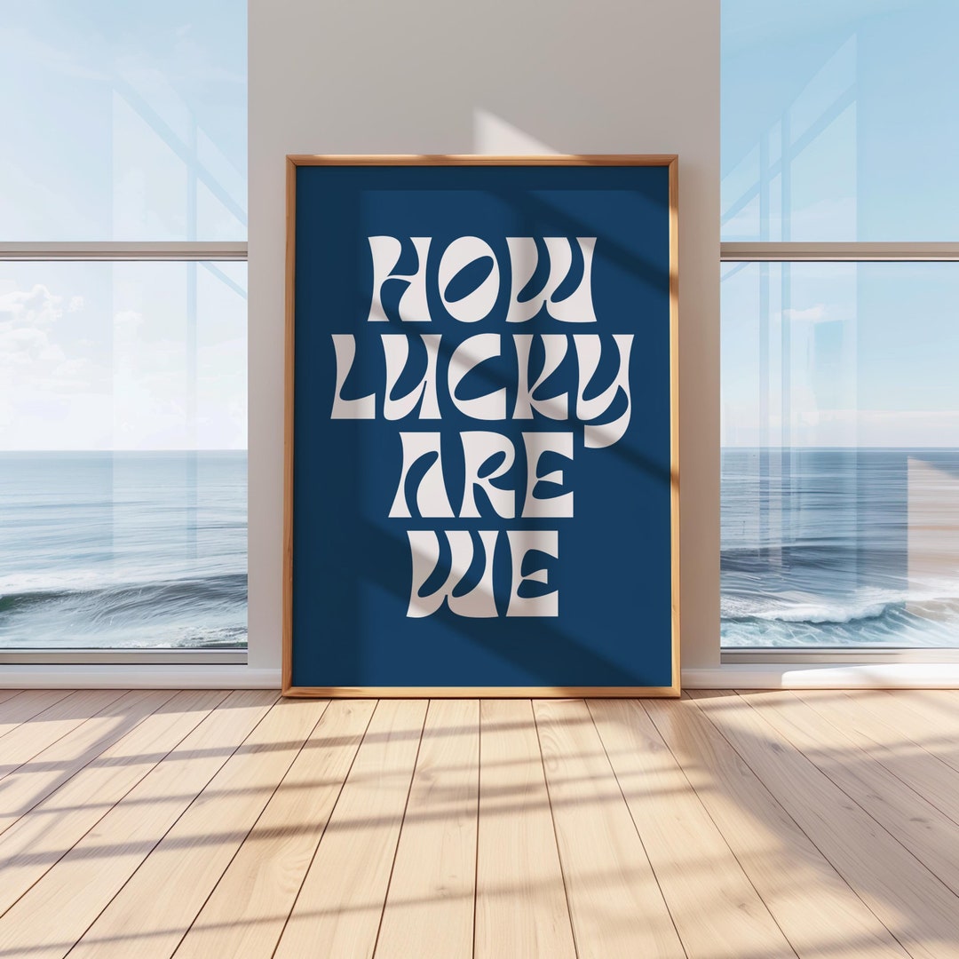 How Lucky Are We Zach Bryan Lyrics Trendy Print 28 Song Instant ...