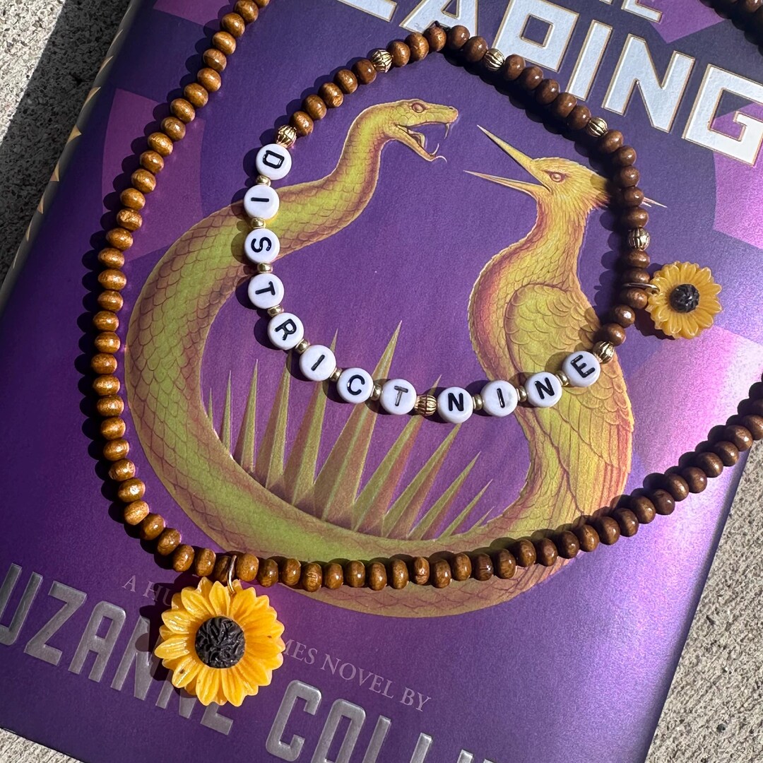 Hunger Games Inspired Necklace and Bracelet Set: District 9, Sunflower ...