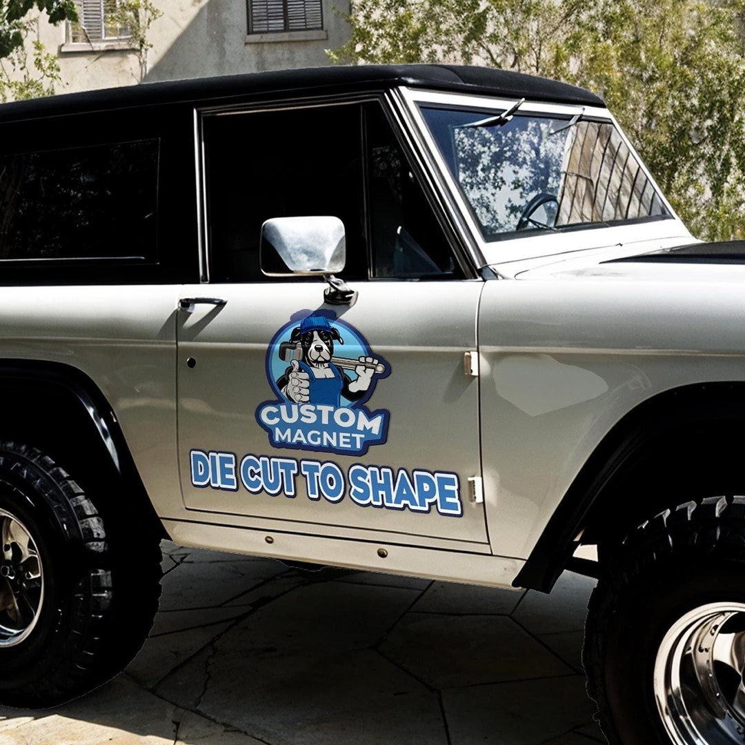 Custom Car Magnet Personalized Magnets - Personalized Logo Magnet ...