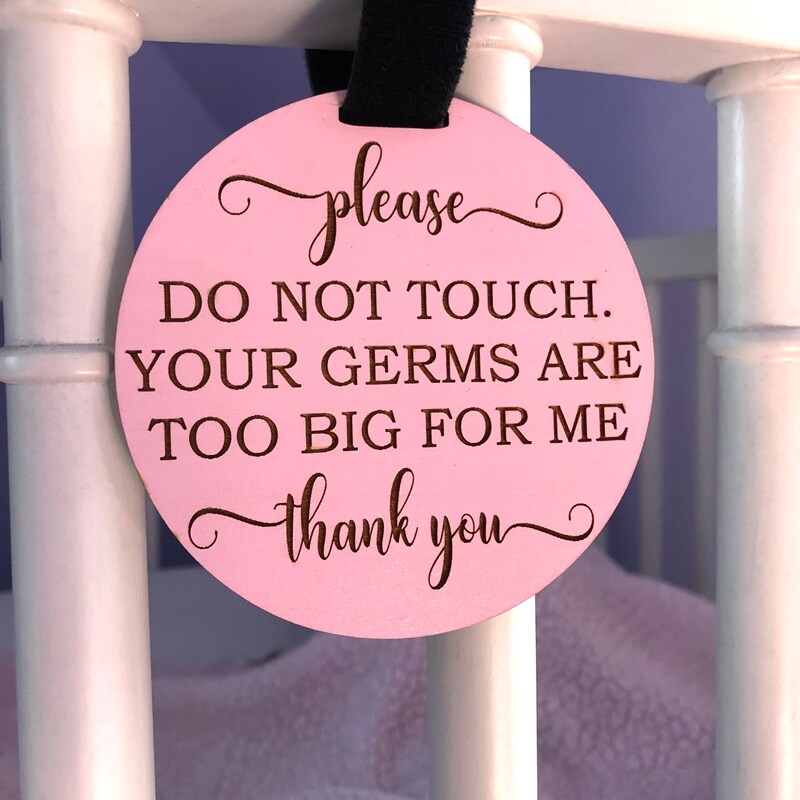 Dont Touch Baby Sign - Etsy