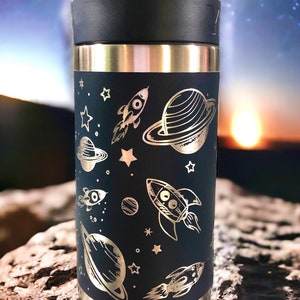 Outerspace Engraved Yeti Rambler Jr, Rocketship Sippy Cup,planet and ...