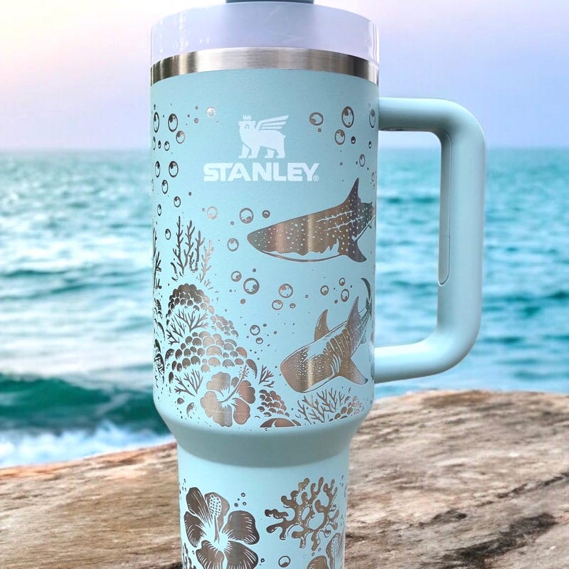 Engraved Stanley Whale - Etsy