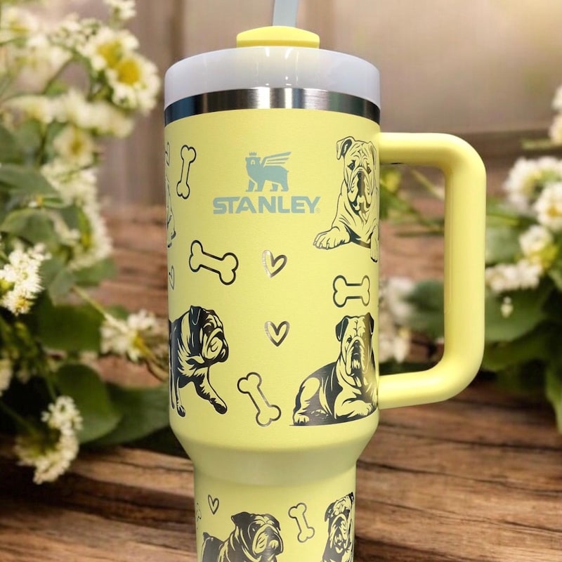 English Bull Dog Cups - Etsy