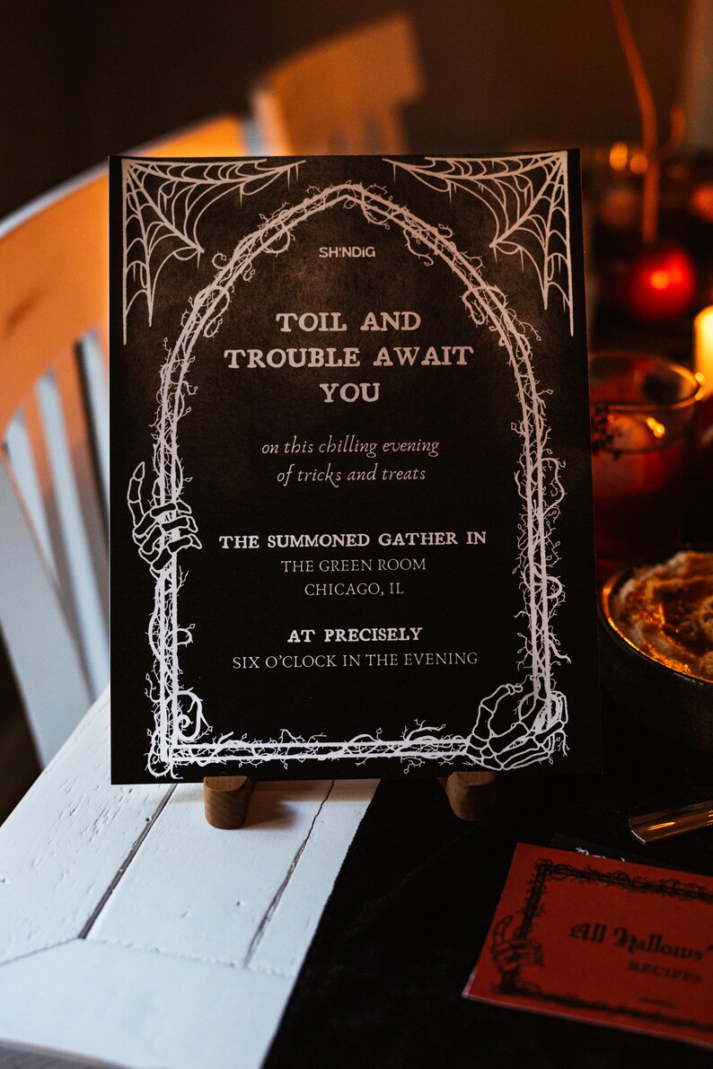 The All Hallows' Eve Recipe Pack | Digital Templates, Curated Dinner ...