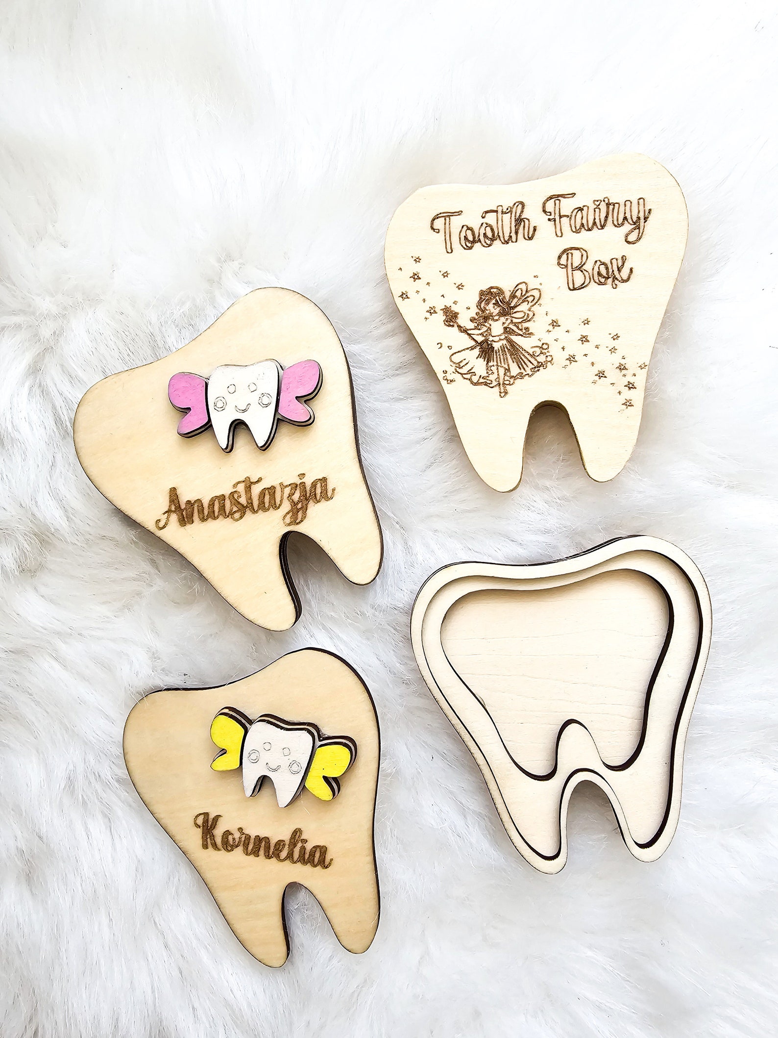 Custom Tooth Fairy Box Design Files - Laser Cut SVG, DXF, AI ...