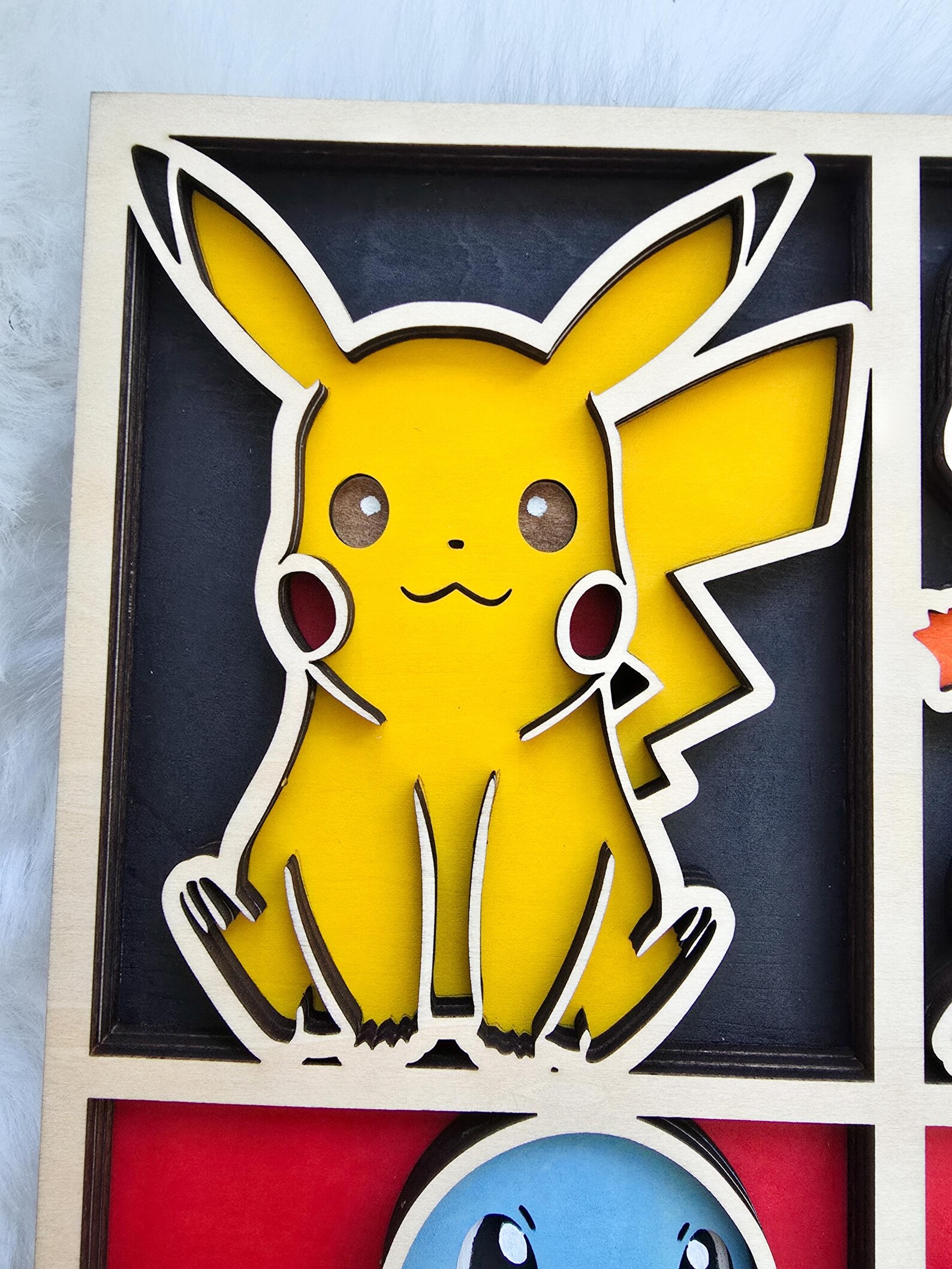 3d Layered Pokemon Svg | Pikachu, Charmander, Squirtle, Bulbasaur ...