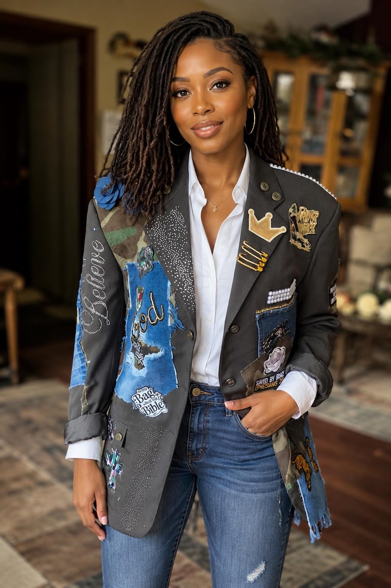 Women's Reimagined Luxury Statement Blazer - Etsy