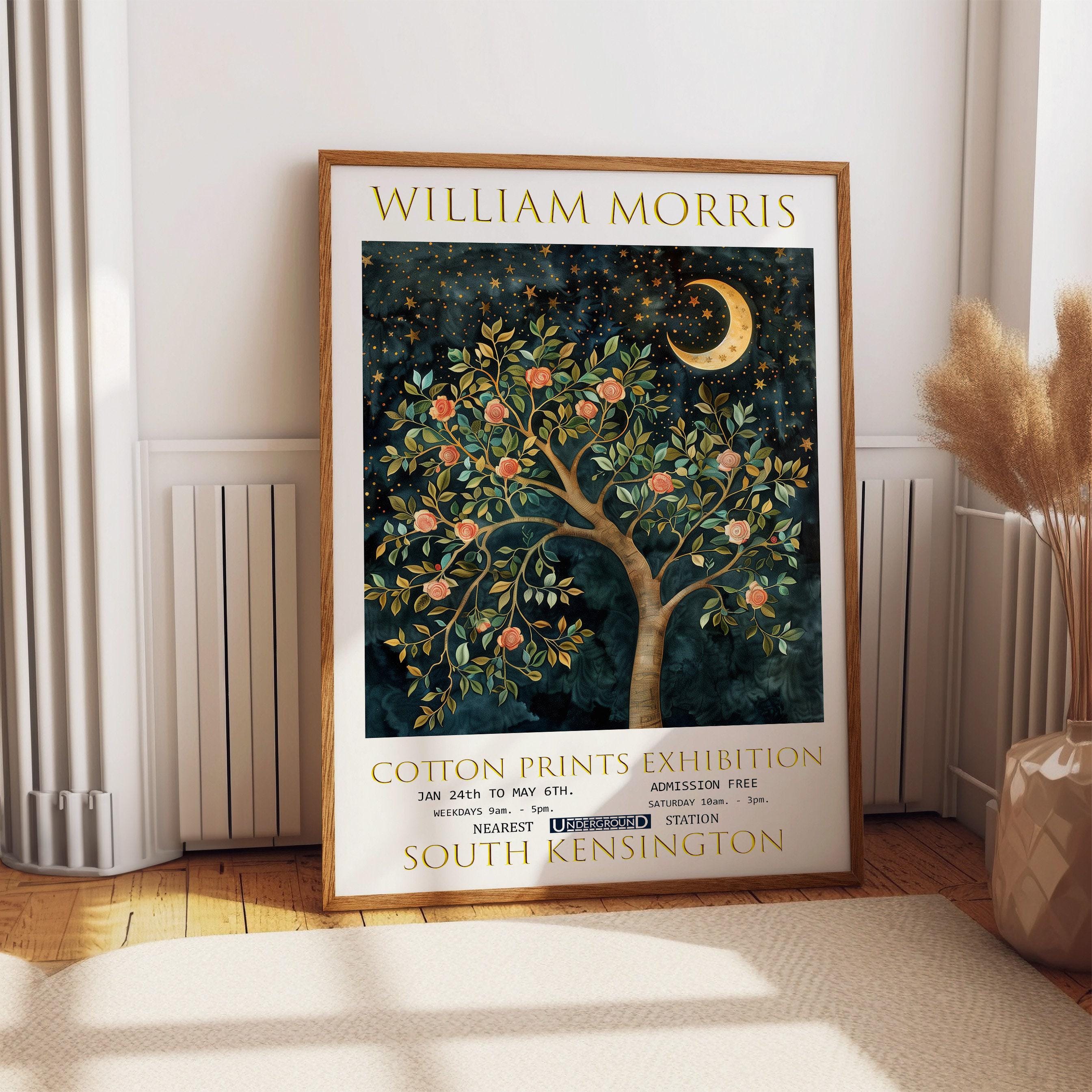 William Morris Tree of Life Print, William Morris Exhibition Print ...