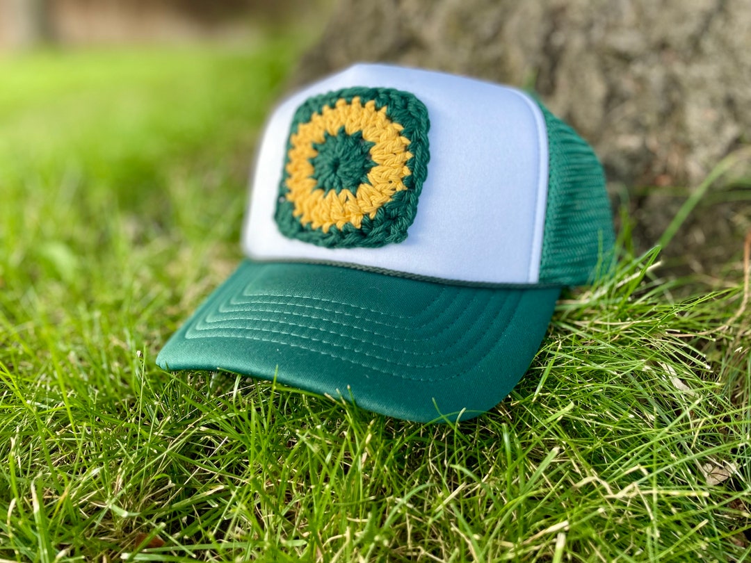 Phish-inspired Fishman Donut Crochet Trucker Hat - Baby Lemonade Style ...