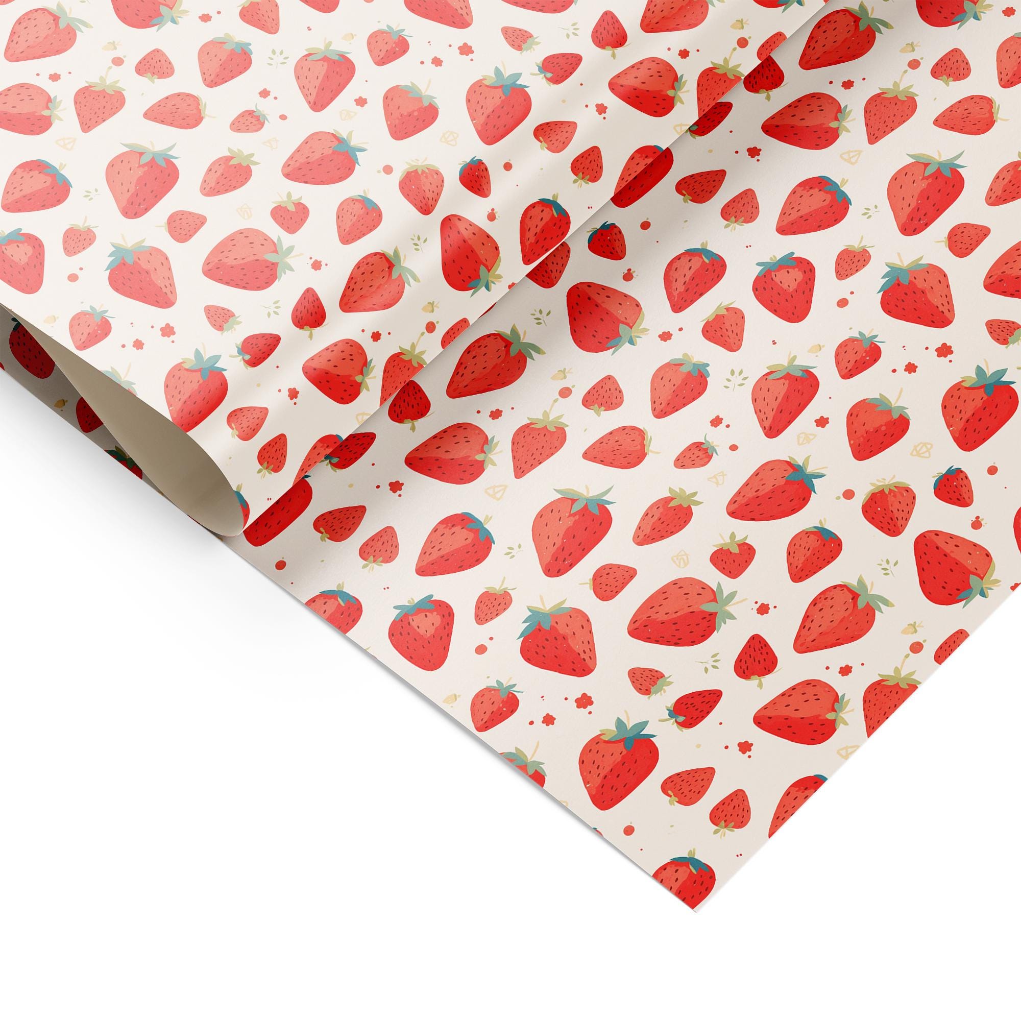 Strawberry Digital Paper Strawberry Seamless Pattern Strawberry ...