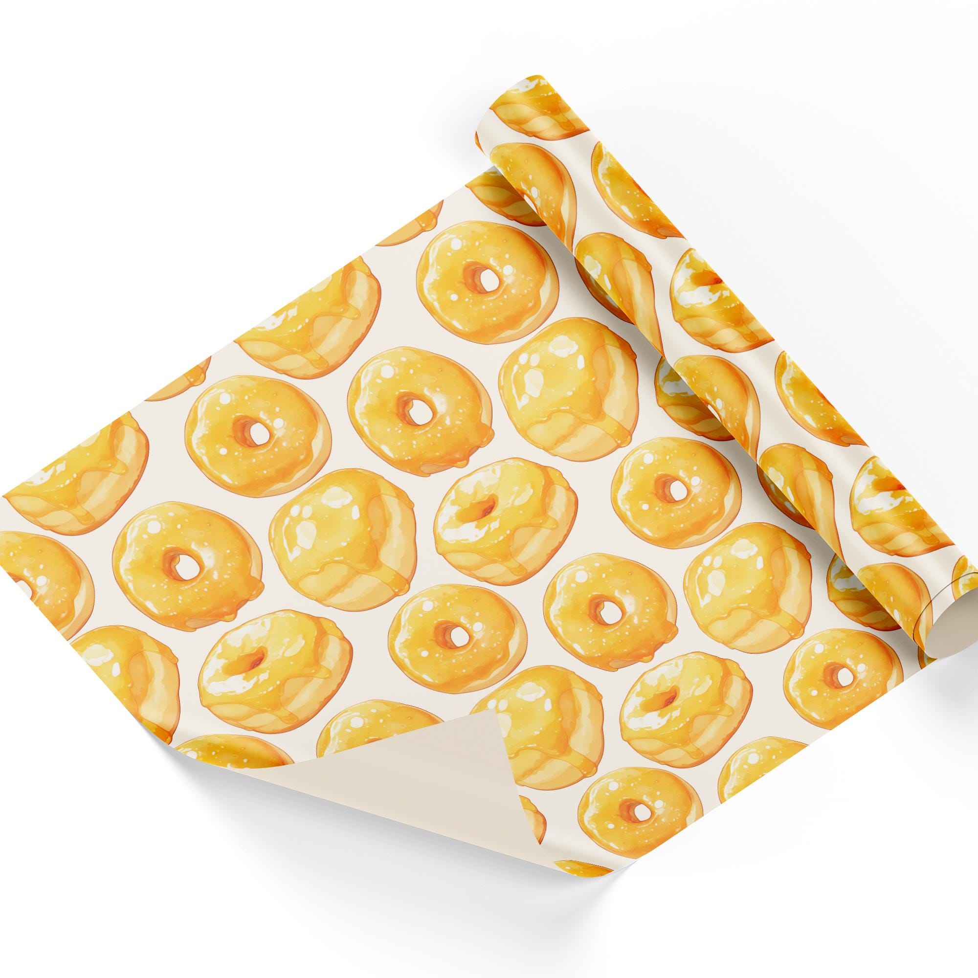 Pastel Donut Digital Paper Donut Seamless Pattern Donut Printable Paper ...