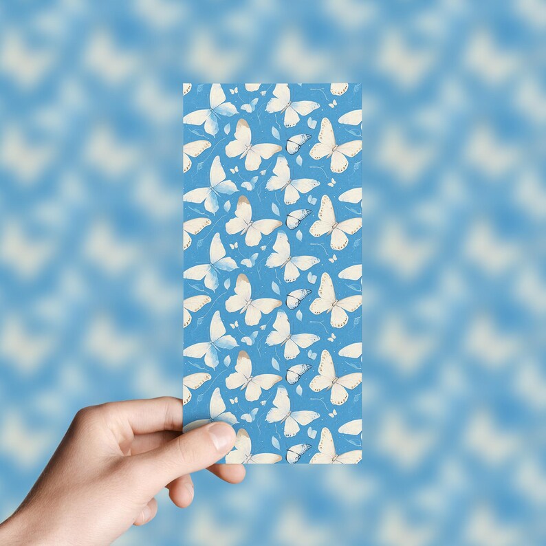 Blue Butterfly Texture Butterflies Digital Paper Butterfly Seamless ...