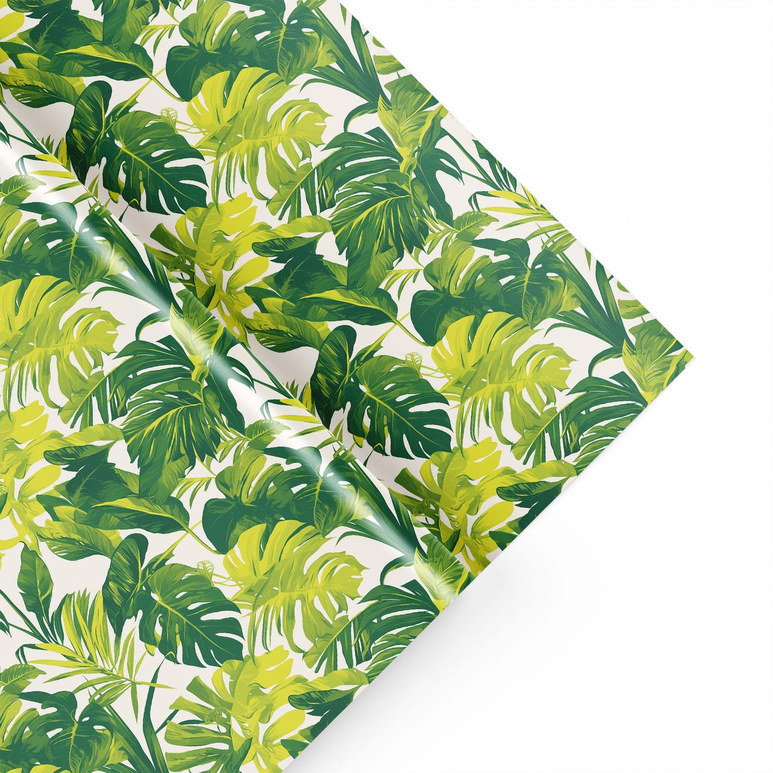 Tropical Leaves Digital Paper Jungle Background Monstera Leaves ...
