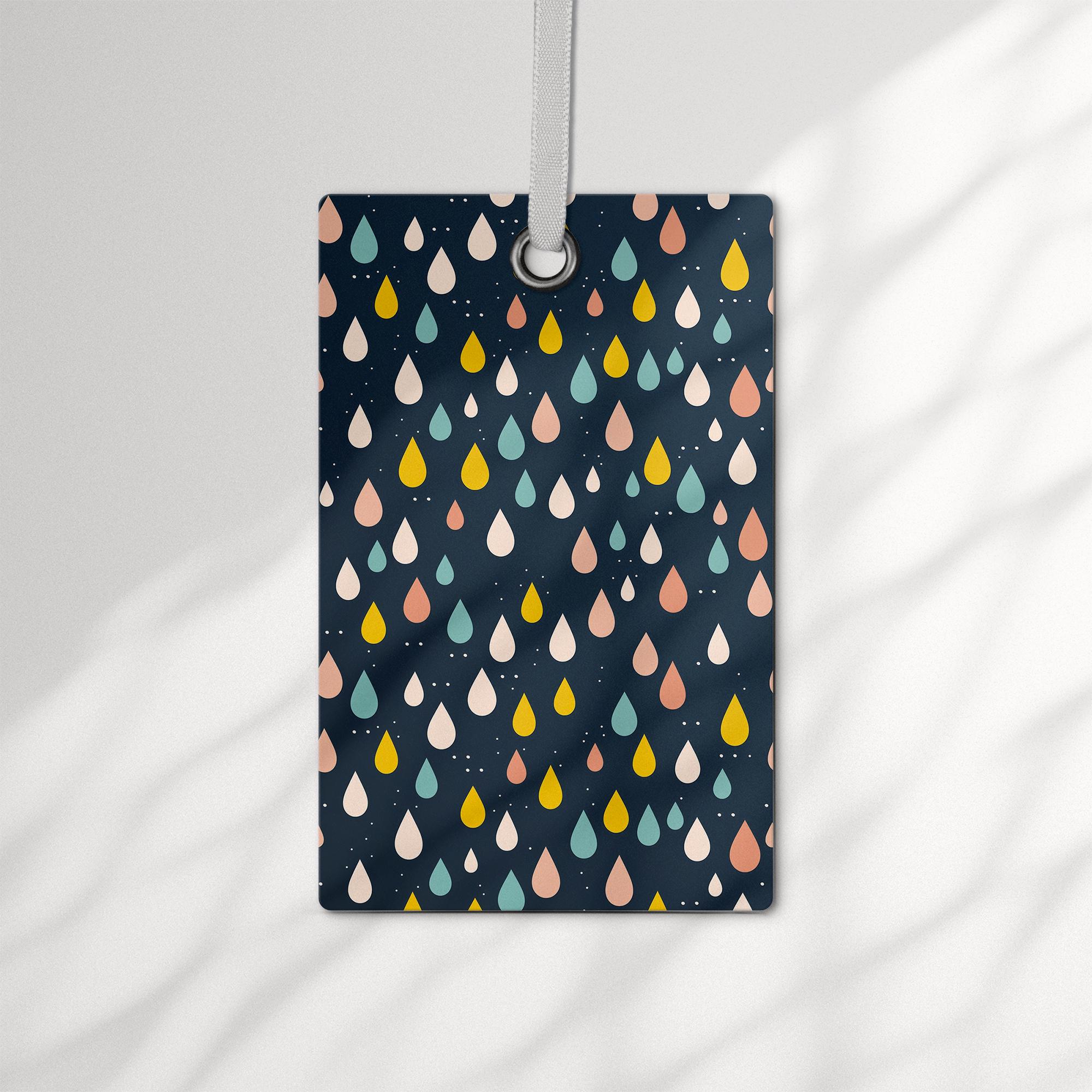 Rain Digital Paper Water Drops Texture Dark Rain Pattern Rain ...