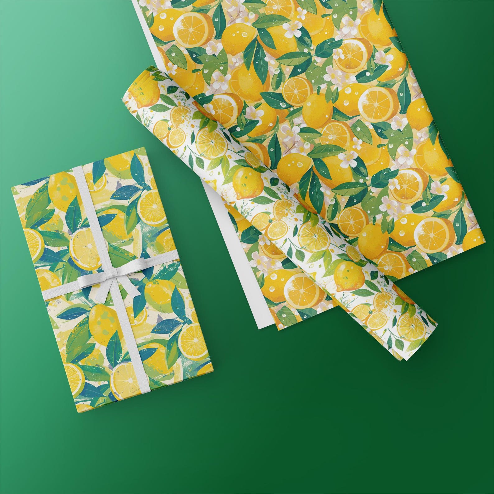 Lemon Digital Paper Lemon Printable Paper Lemon Pattern Lemon ...
