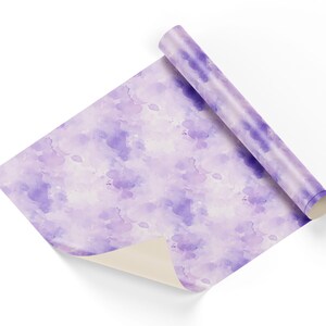 Lavender Watercolor Paper Light Purple Watercolor Digital Paper ...