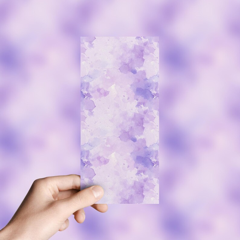 Lavender Watercolor Paper Light Purple Watercolor Digital Paper ...