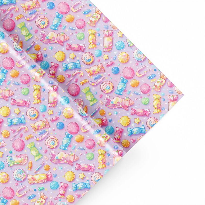 Candy Digital Paper Candy Printable Paper Candy Pattern Candy ...