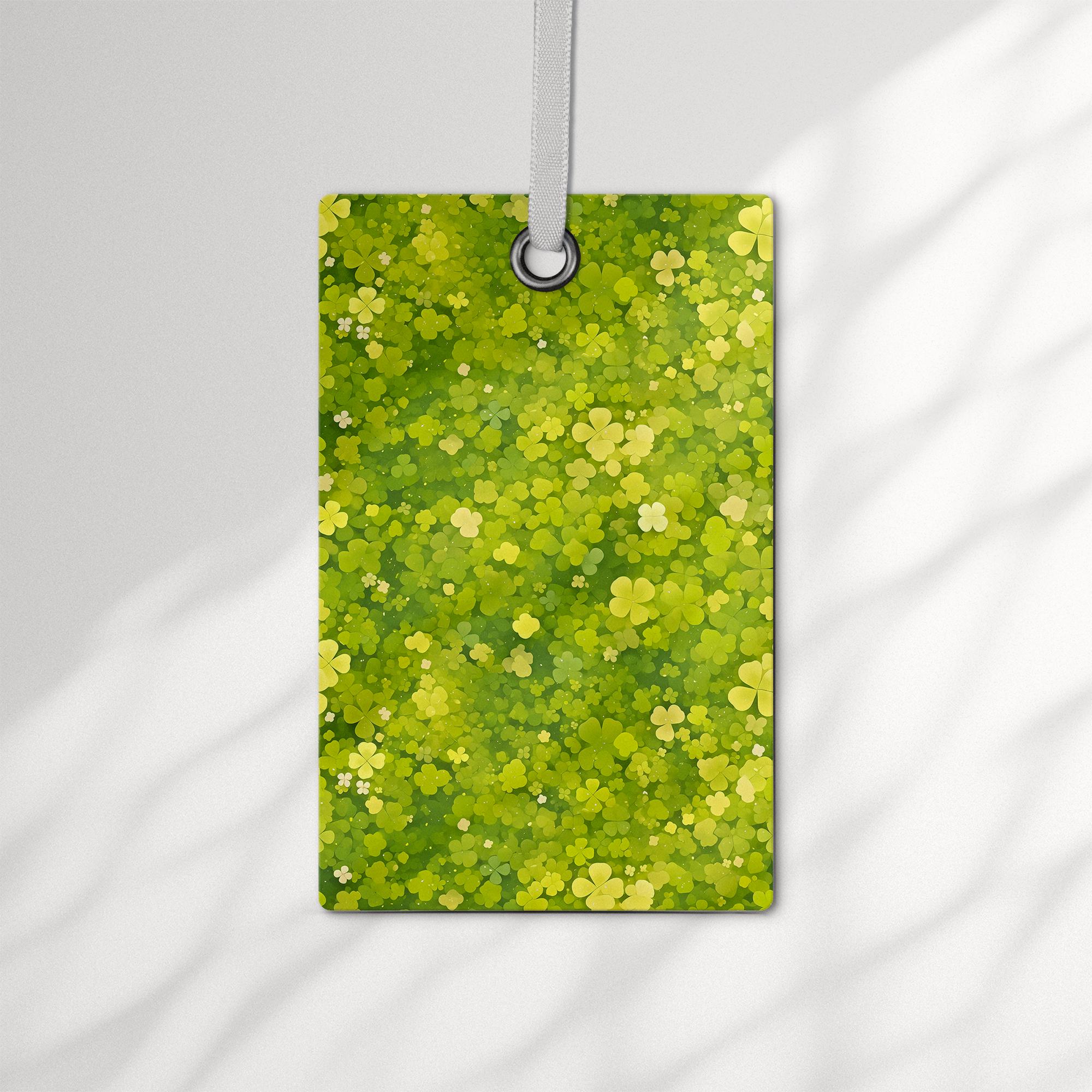 Watercolor Clover Digital Paper Shamrock Printable Paper Four Leaf ...