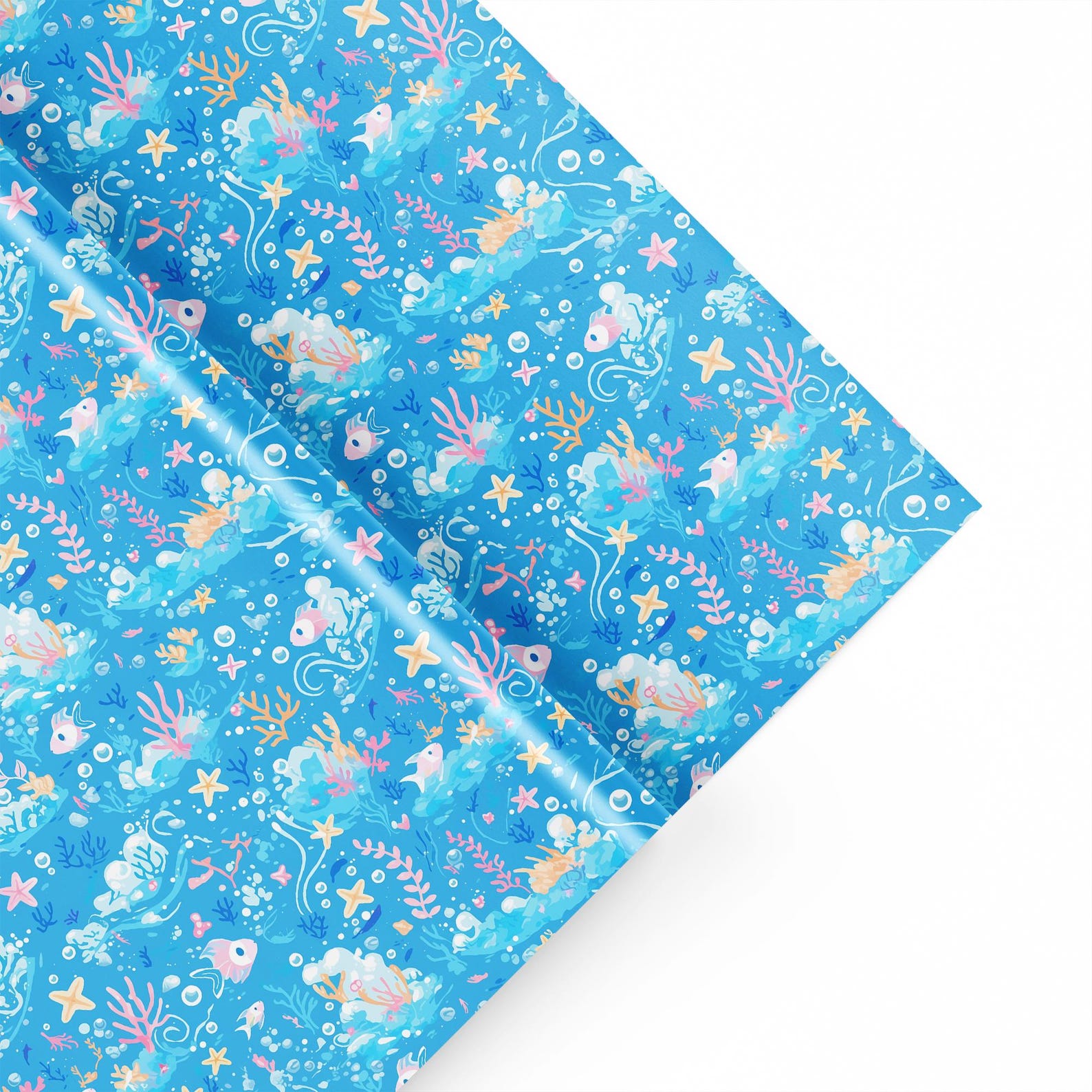 Cute Ocean Digital Paper Ocean Printable Paper Ocean Pattern Ocean ...