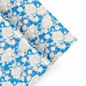White Rose Pattern Rose Background Rose Seamless Pattern White Rose ...