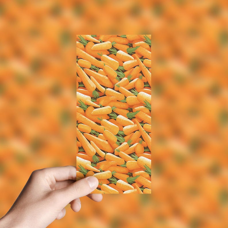 Carrot Digital Paper Carrot Seamless Pattern Carrot Printable Paper ...