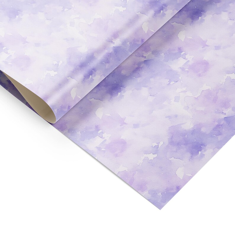 Lavender Watercolor Paper Light Purple Watercolor Digital Paper ...