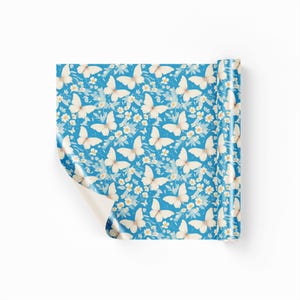 Blue Butterfly Texture Butterflies Digital Paper Butterfly Seamless ...