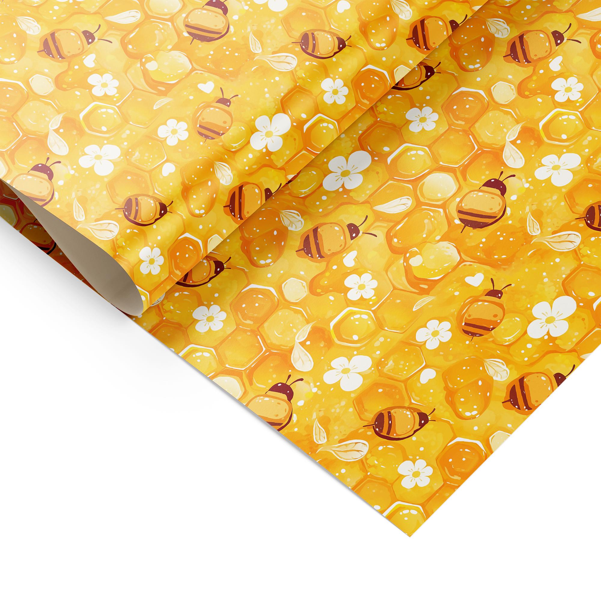 Honey Digital Paper Honey Printable Paper Honey Pattern Honey ...