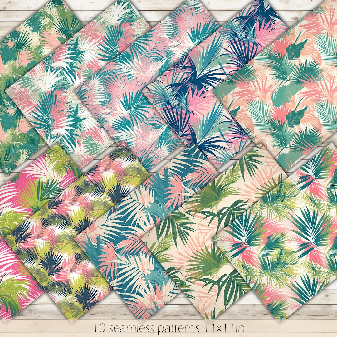 Tropical Background Tropical Seamless Pattern Tropical Texture Tropics ...