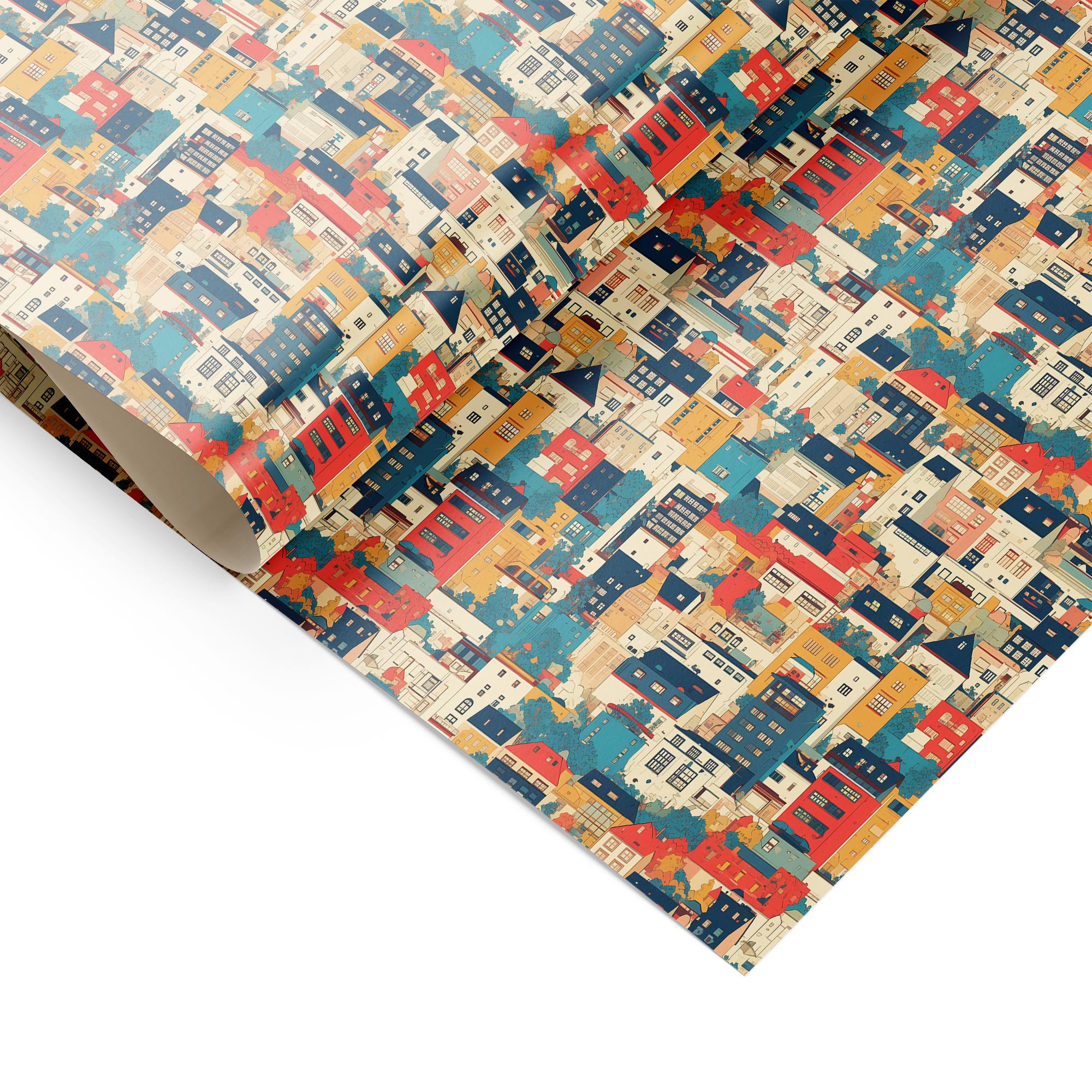 Cityscape Digital Paper City Printable Paper Skyline Pattern City ...