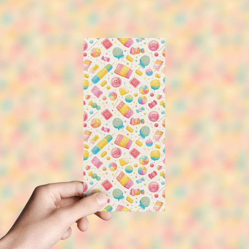 Candy Digital Paper, Seamless Pattern (PNG, 12x12) - Etsy