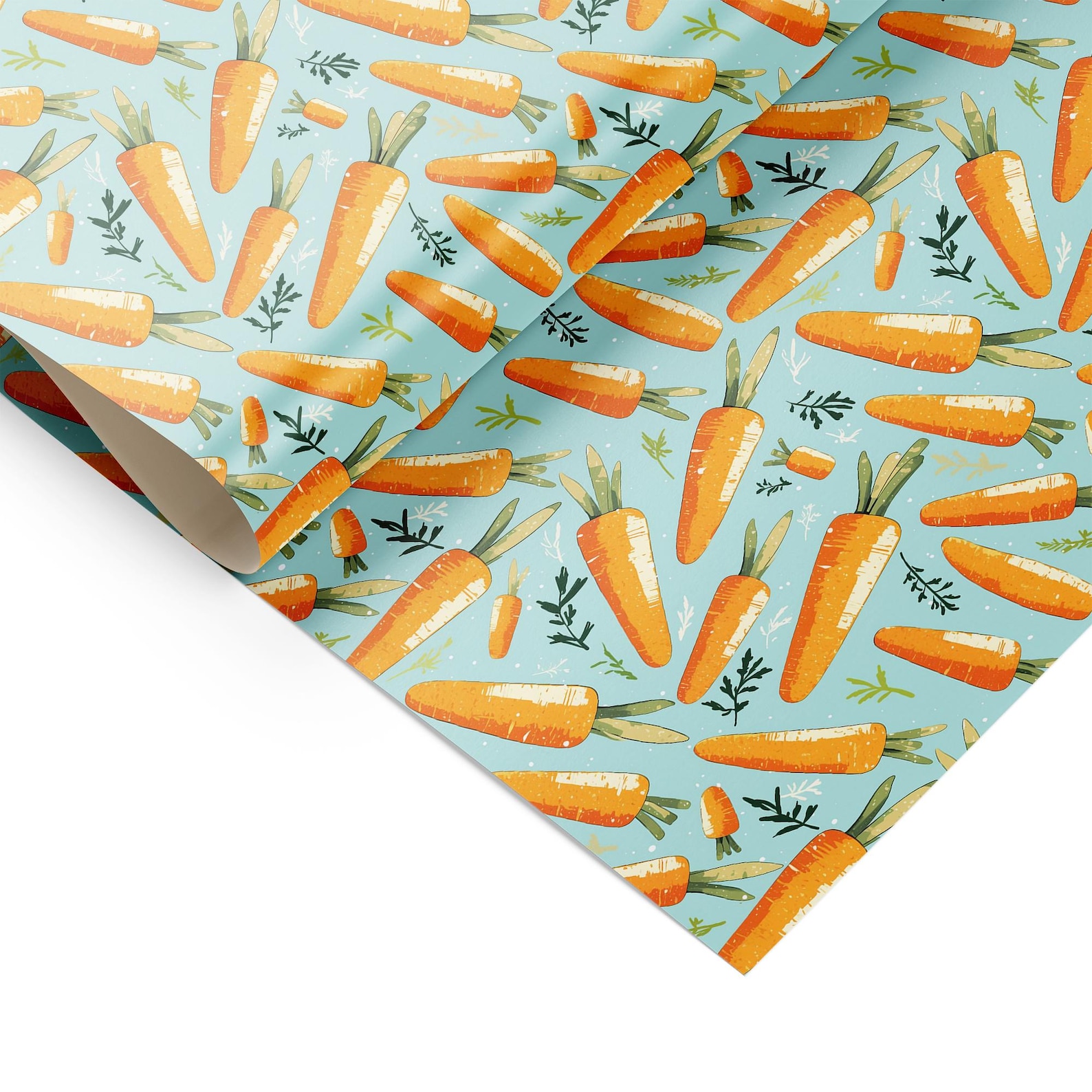 Carrot Digital Paper Carrot Seamless Pattern Carrot Printable Paper ...